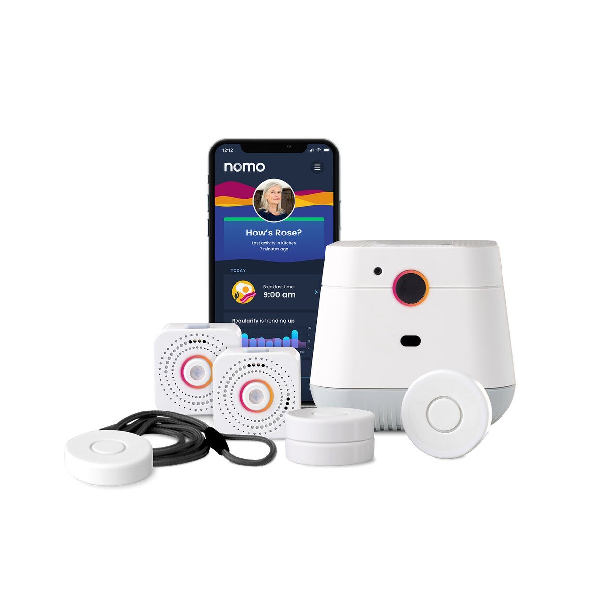 Nomo Smart Care Remote Caregiver Essentials + Vitals Bundle